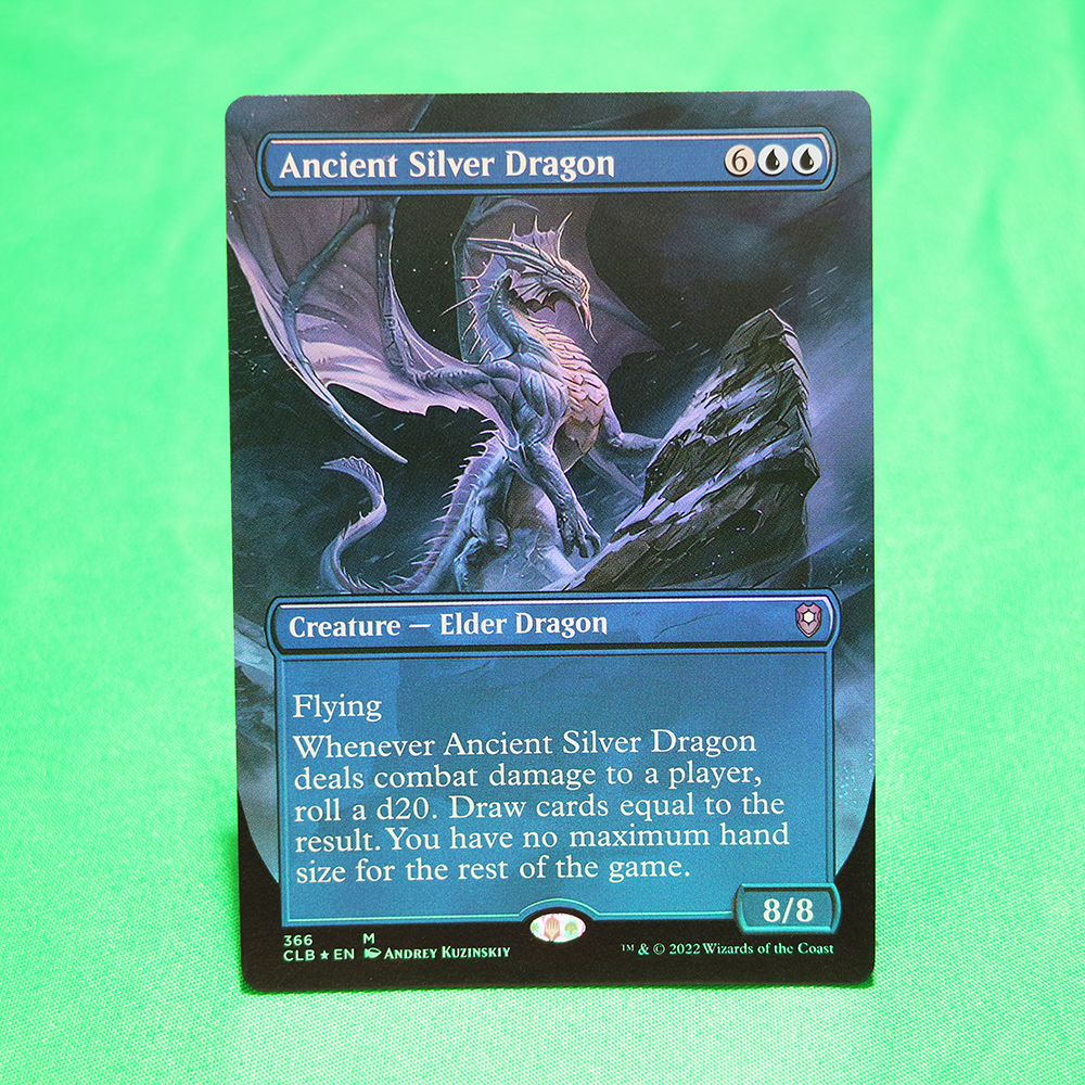 Ancient Silver Dragon #366 Commander Legends: Battle for Baldur’s Gate (CLB) foil mtg proxy ...