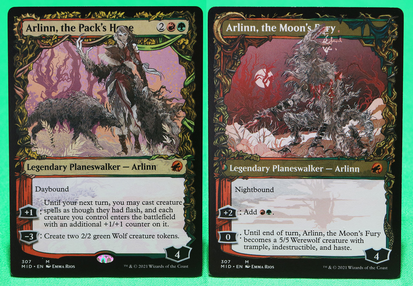 Arlinn, the Pack’s Hope & Arlinn, the Moon’s Fury Innistrad: Midnight ...