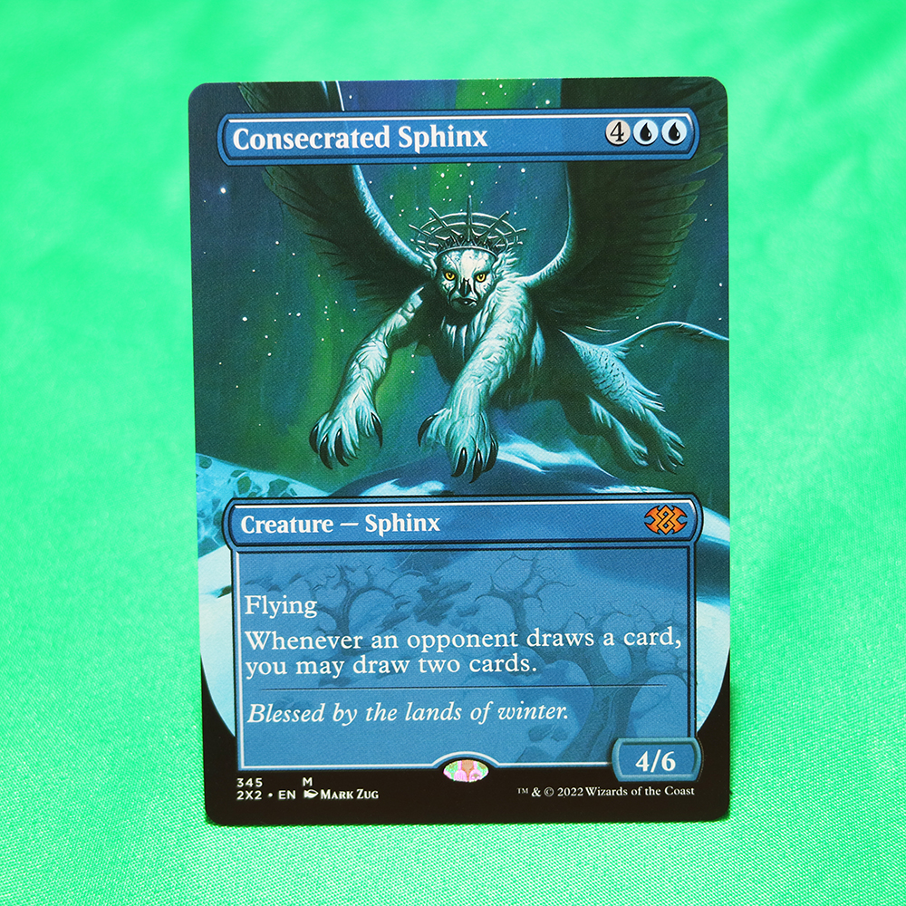 Consecrated Sphinx #345 Double Masters 2022 (2X2) Hologram mtg proxy ...