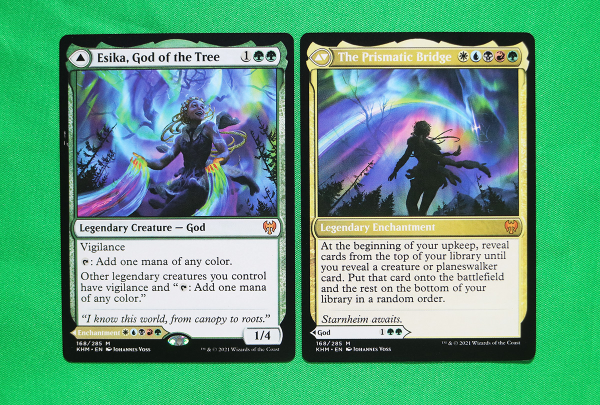 Esika, God of the Tree / The Prismatic Bridge #168 Kaldheim (KHM ...