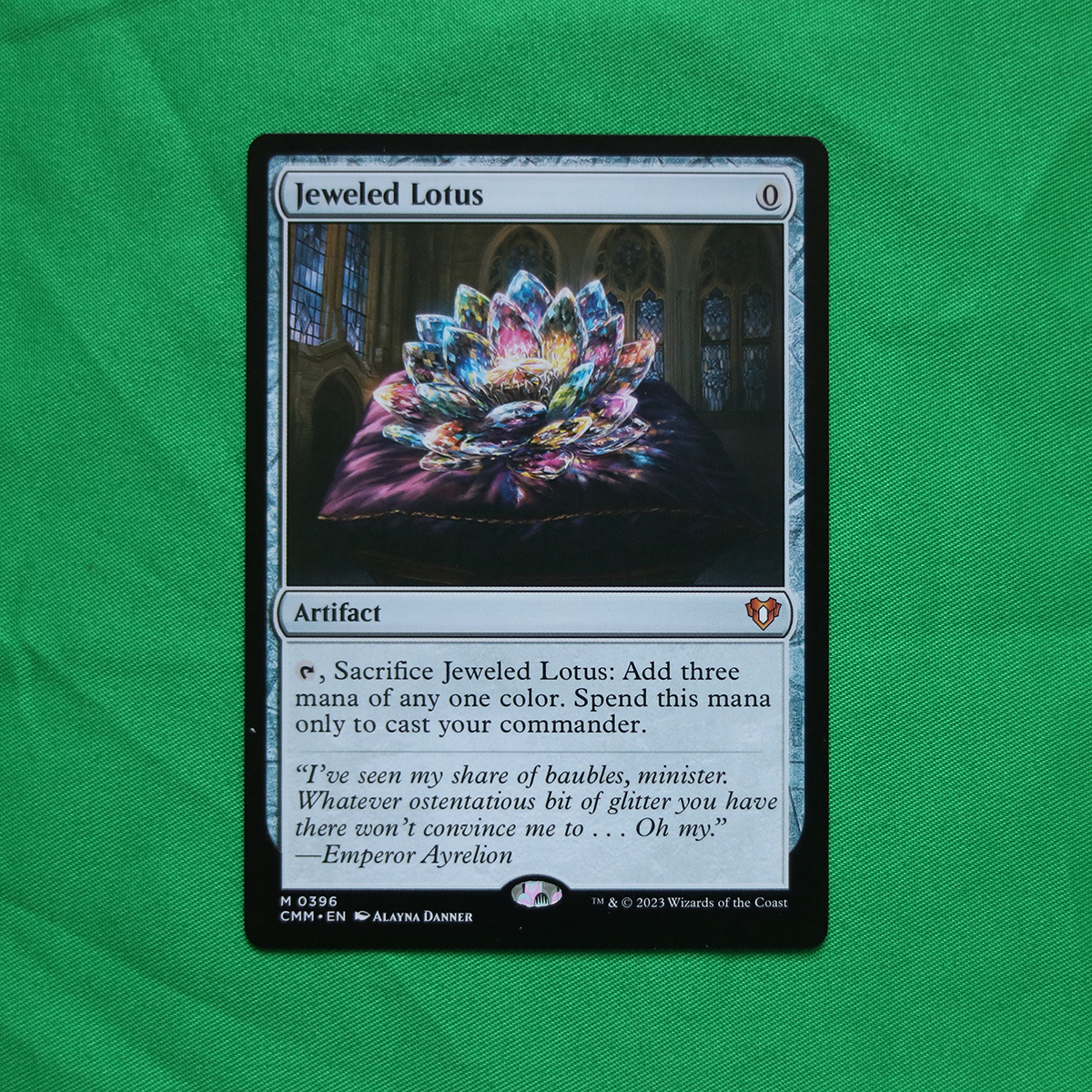 Jeweled Lotus #396 Commander Masters (CMM) Hologram / Holostamp – PROXY ...
