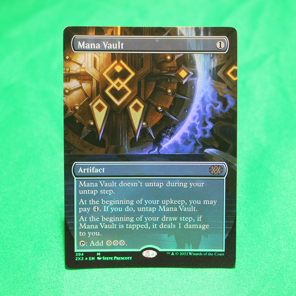 Mana Vault #394 Double Masters 2022 (2X2) foil mtg proxy magic the gathering proxies cards gp ...