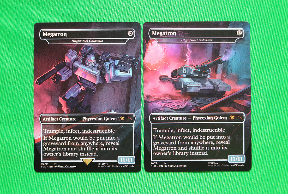 Megatron (Blightsteel Collosus) Secret Lair Drop (SLD) Hologram ...