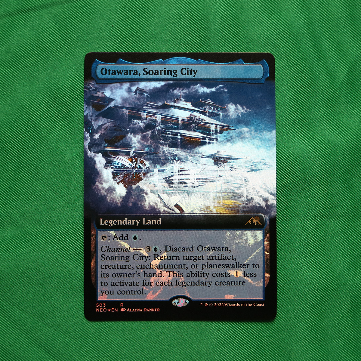 “Otawara, Soaring City Full Art #503 NEO foil mtg proxy magic the ...