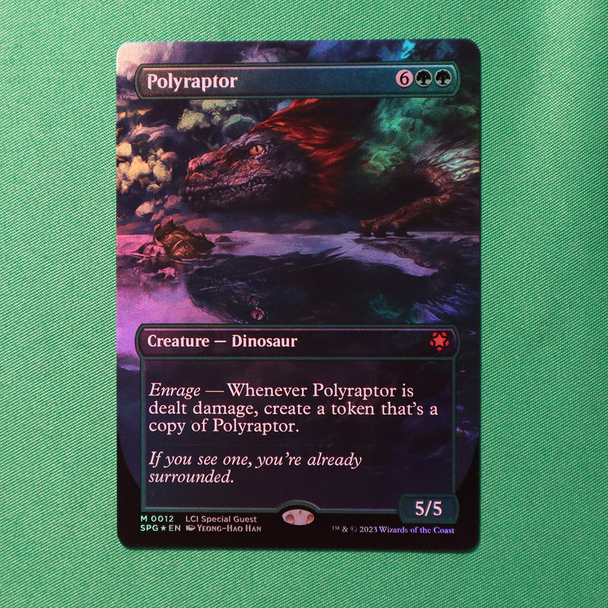 Polyraptor Special Guests (SPG) foil mtg proxy magic the gathering ...