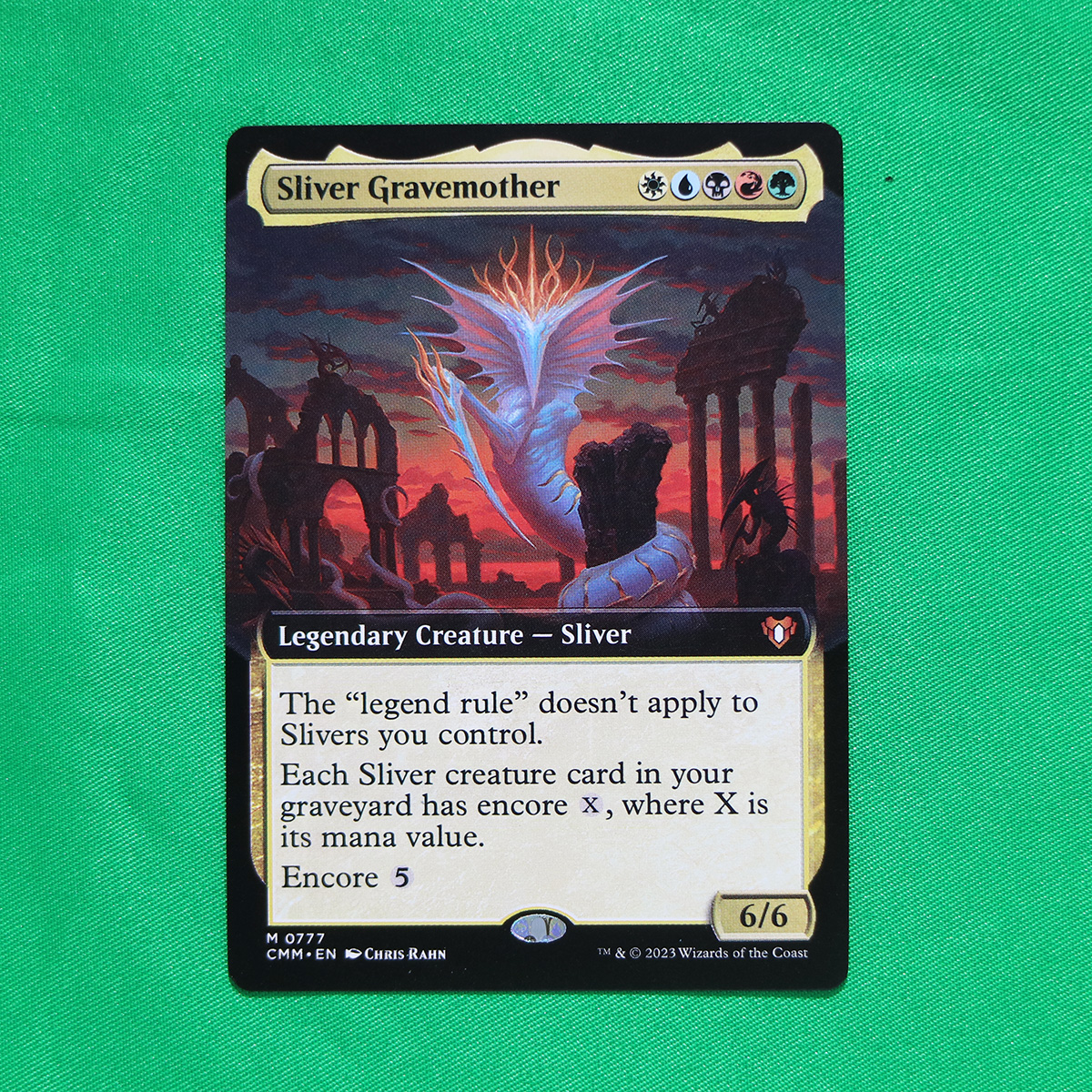 Sliver Gravemother #777 Commander Masters (CMM) Hologram / Holostamp ...