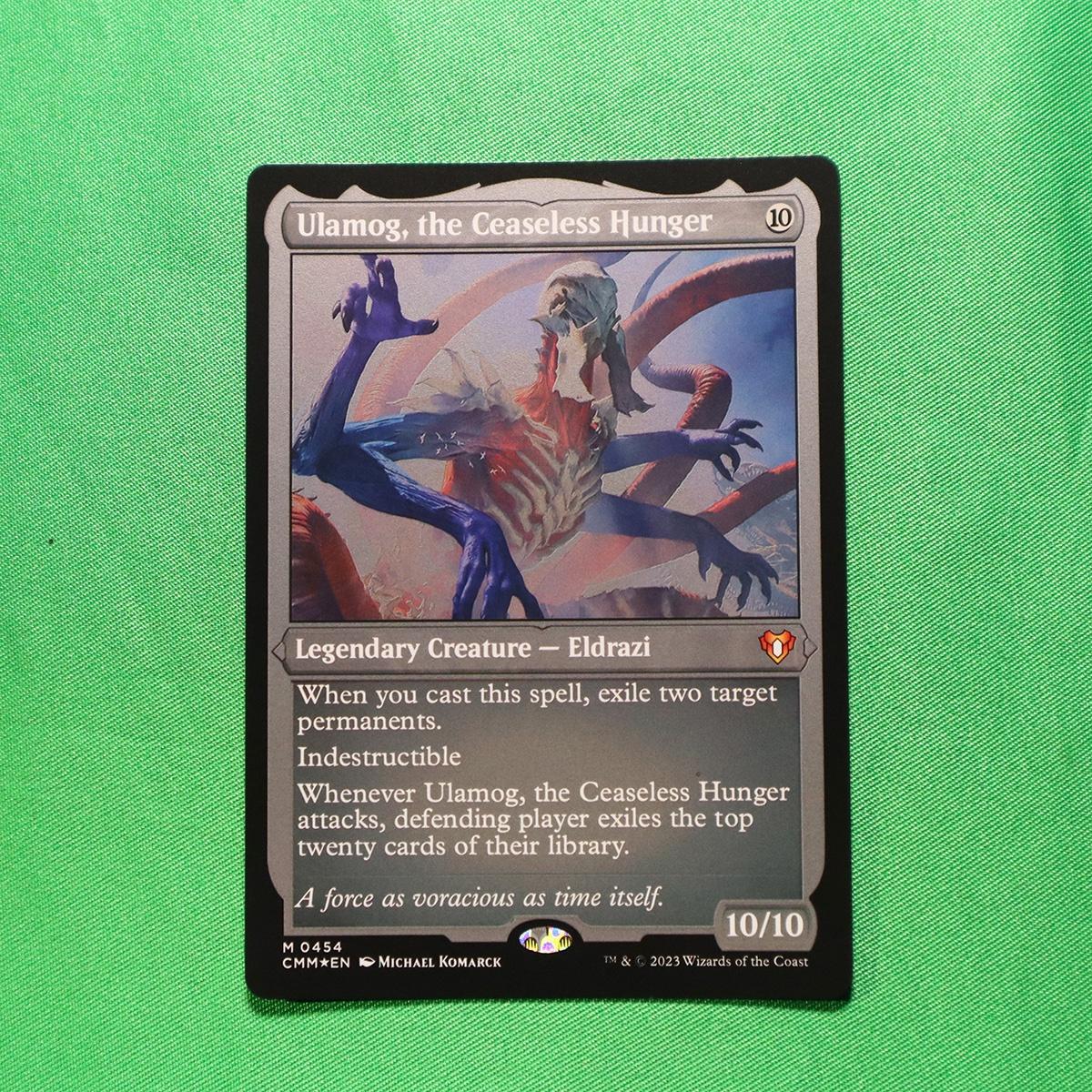 Ulamog, the Ceaseless Hunger #454 Commander Masters (CMM) foil mtg proxy magic the gathering ...