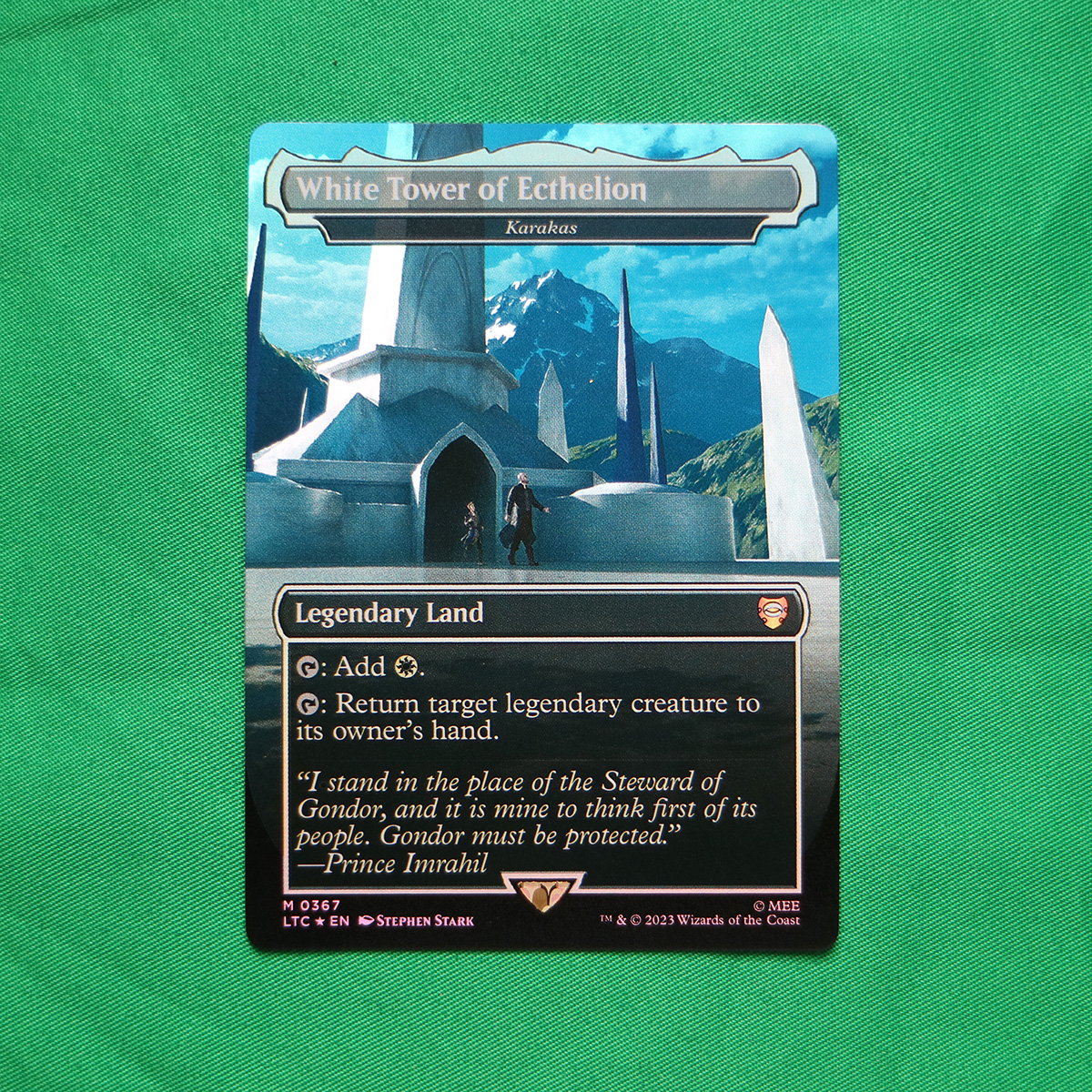 White Tower of Ecthelion (Karakas) LTC#367 foil mtg proxy magic the ...