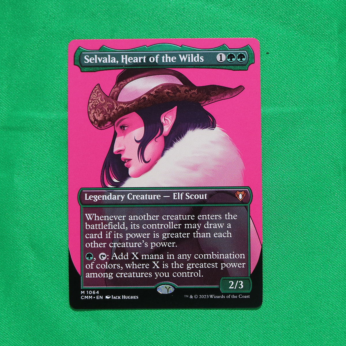 Selvala, Heart of the Wilds #1064 Commander Masters (CMM) Hologram ...